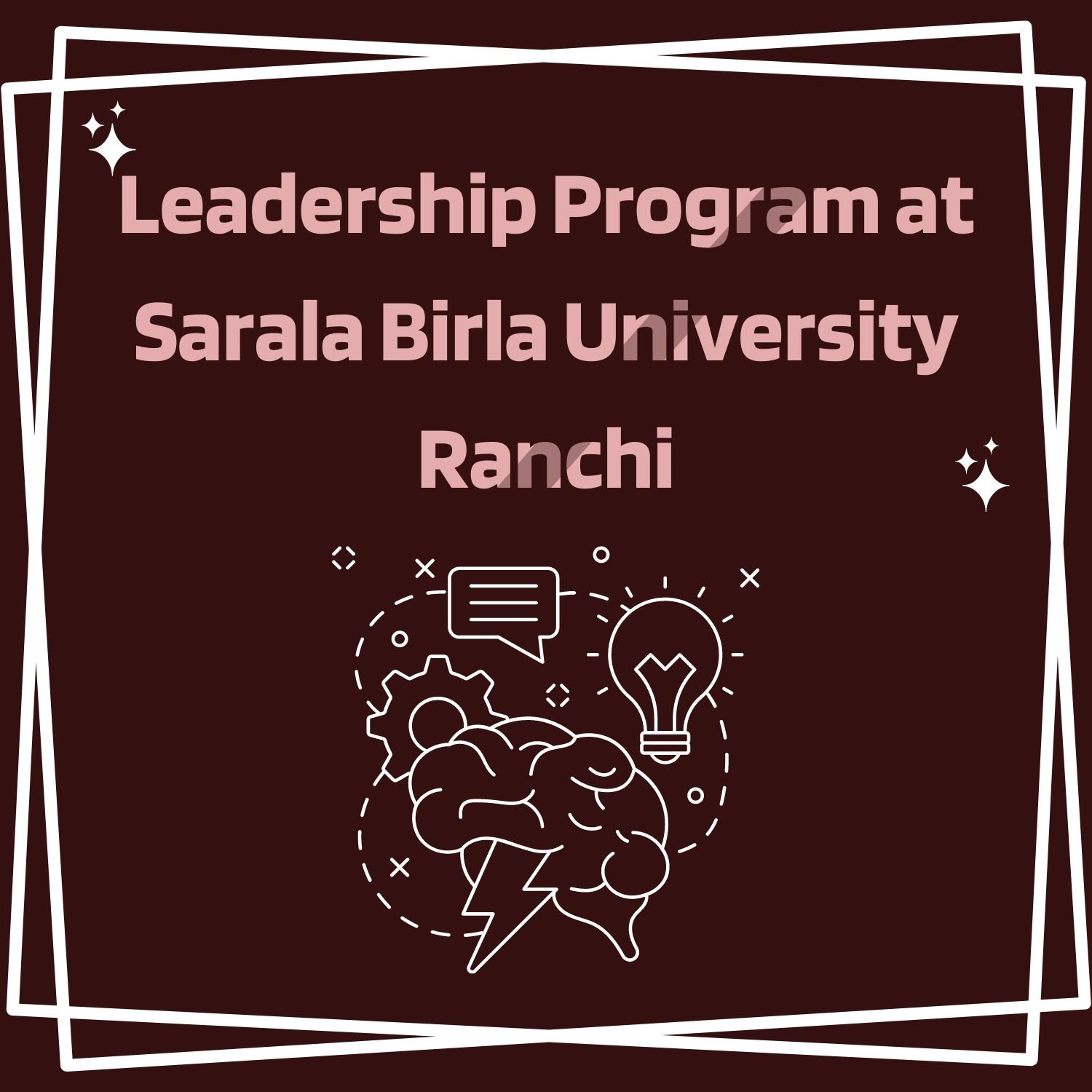 Leadership Program at SBU Ranchi